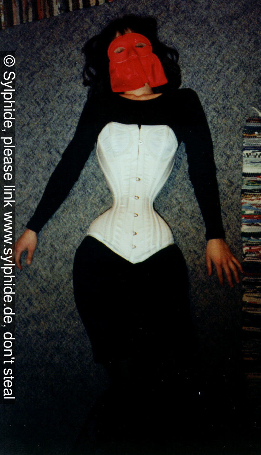 Satin Corset Tight Laced To 17 Inch Sylphide Tight Corsets Figure Training Waist Reduction